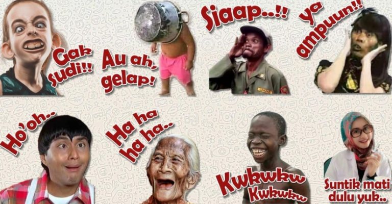 Kumpulan Stiker Lucu dan Perang Stiker WhatsApp Gratis dan Terbaru