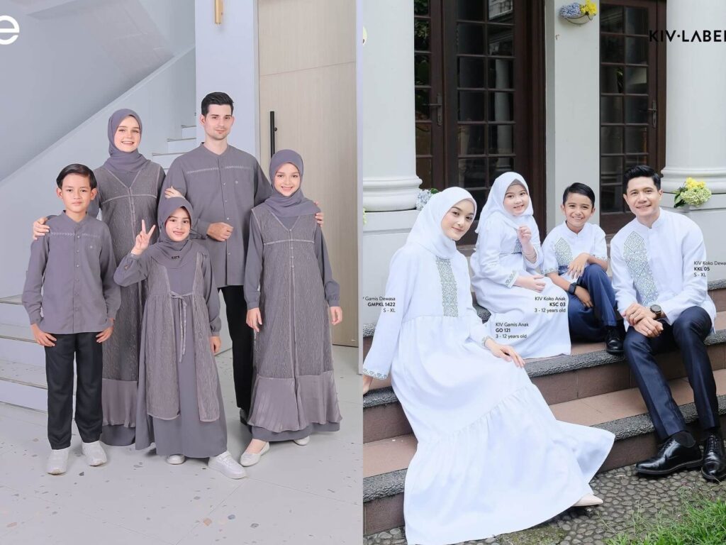 8+ Ide Seragam Gamis Couple Keluarga Untuk Acara Spesial